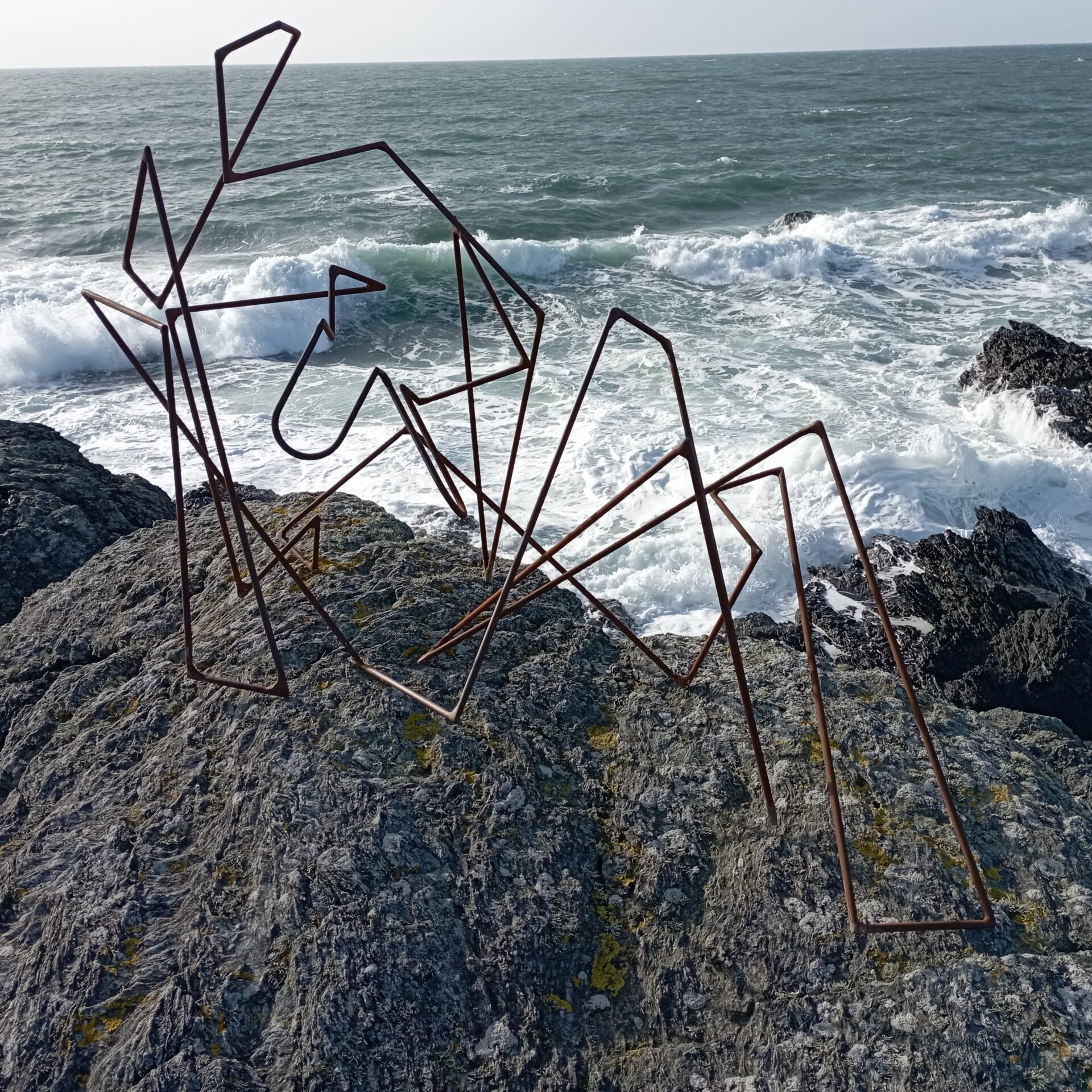 New Sculpture: Recumbent Figure (Taking a Line for a Walk in Cartesian ...