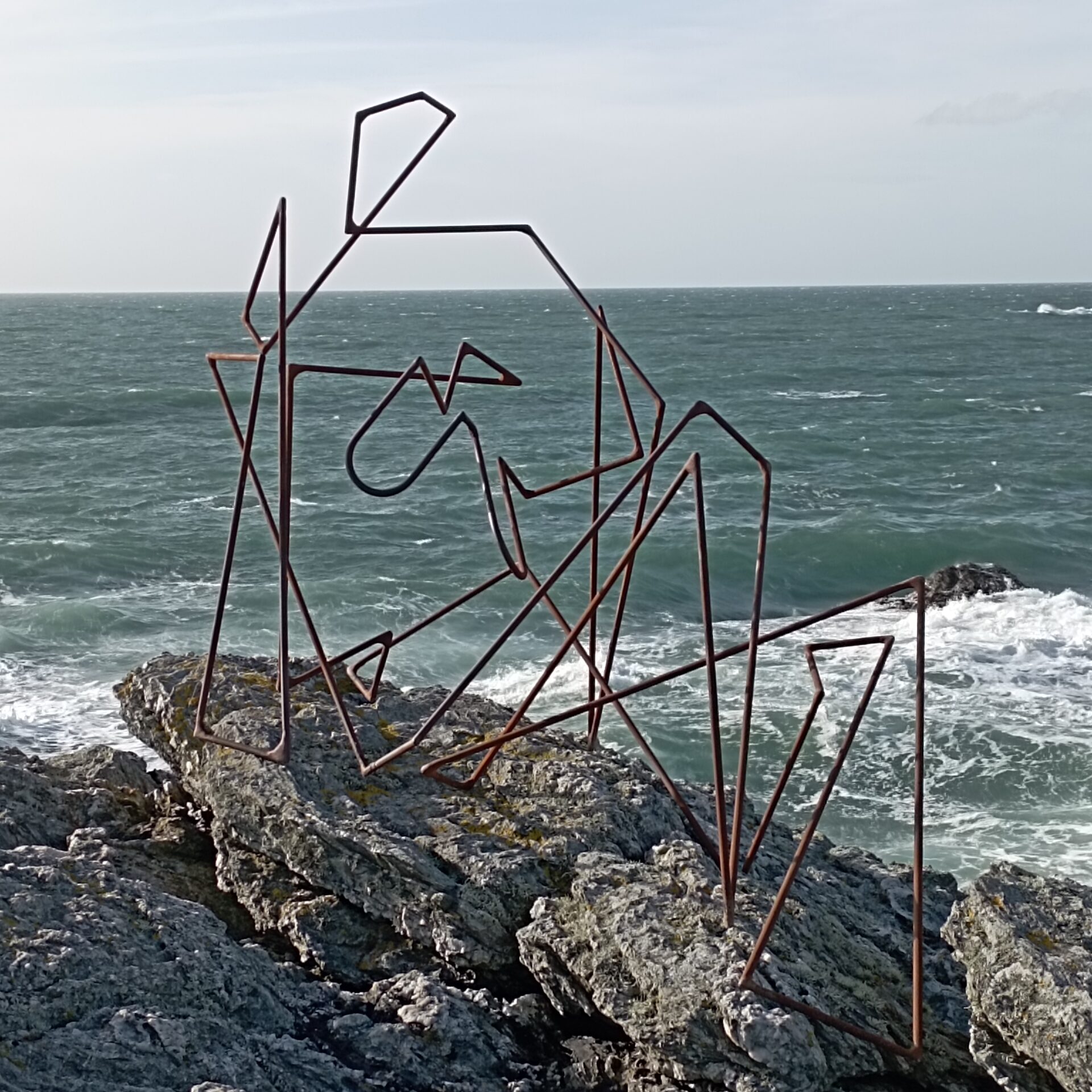 New Sculpture: Recumbent Figure (Taking a Line for a Walk in Cartesian ...