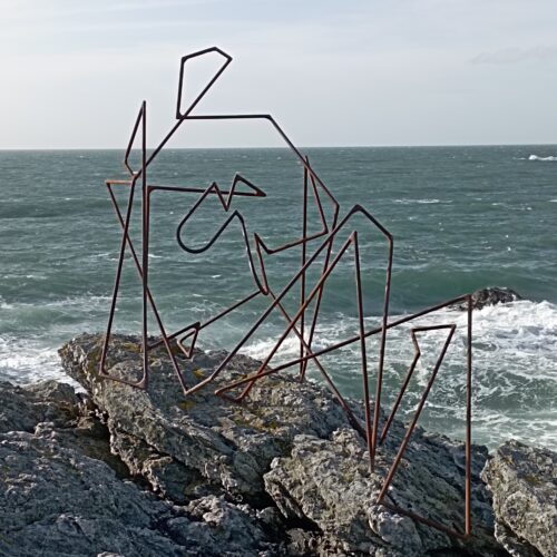 New Sculpture: Recumbent Figure (Taking a Line for a Walk in Cartesian ...